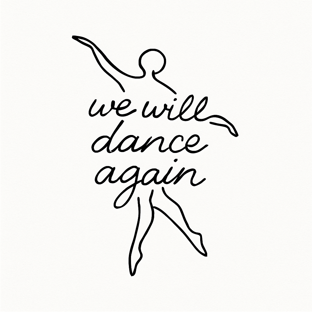 Single line "The Phrase We Will Dance Ag" Tattoo Design | TattooCanvas.com