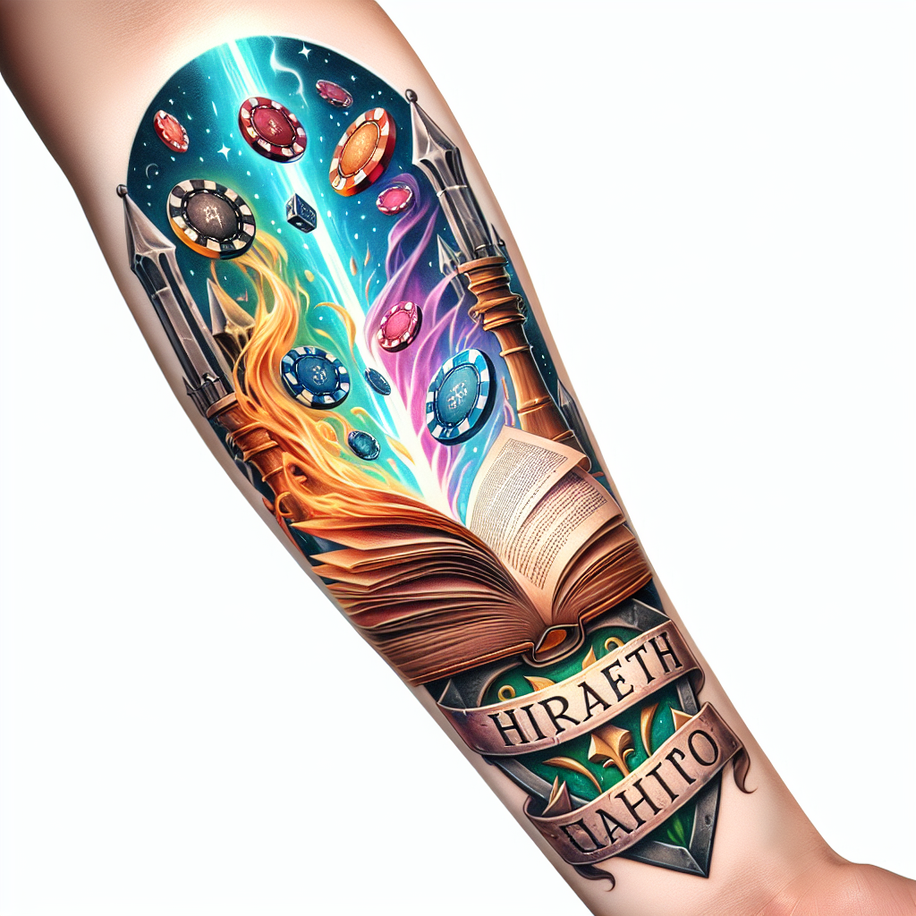 Realism "Forearm Tattoo Of An Open B" Tattoo Design | TattooCanvas.com
