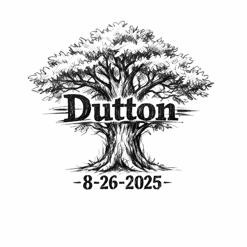 Sketch "Oak Tree With Dutton Going " Tattoo Design | TattooCanvas.com