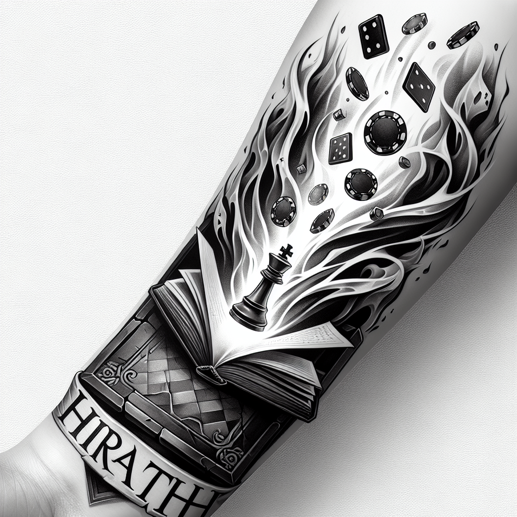 Realism "Forearm Tattoo Of An Open B" Tattoo Design | TattooCanvas.com