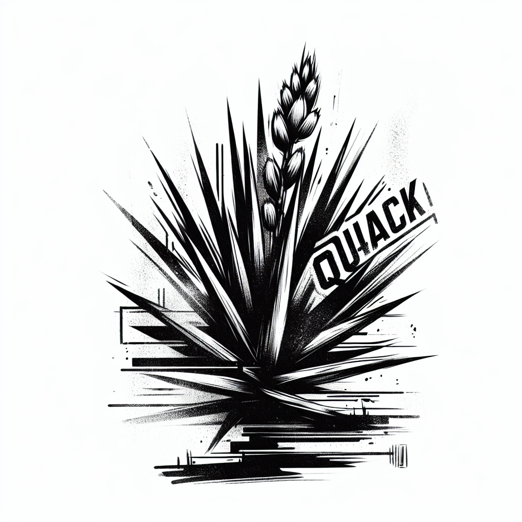 Sketch "A Single Yucca Plant With T" Tattoo Design | TattooCanvas.com