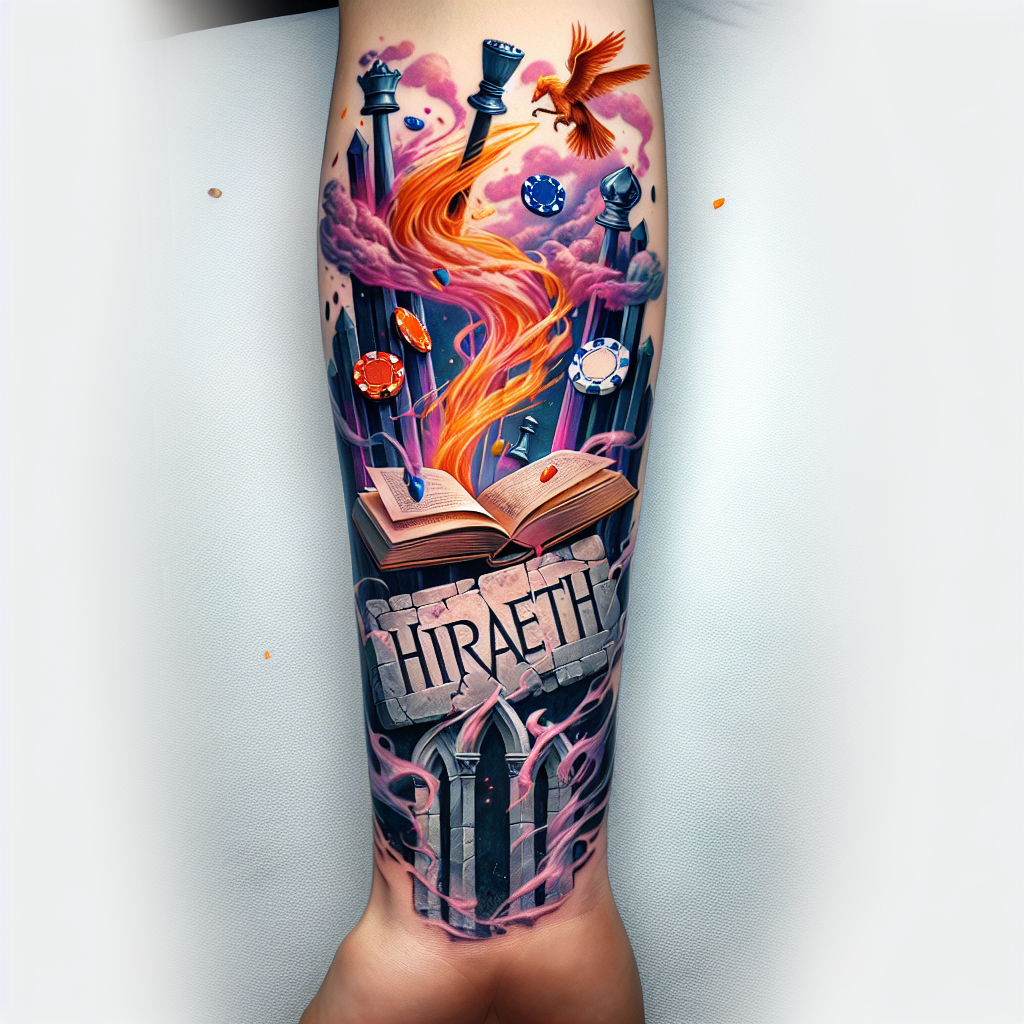 Realism "Forearm Tattoo Of An Open B" Tattoo Design | TattooCanvas.com