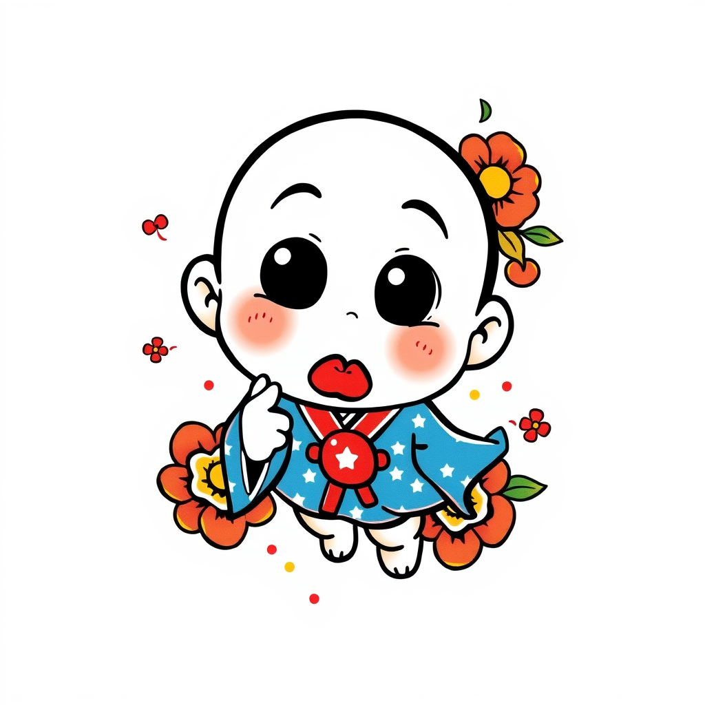 Japanese "Crayon Shin Chan" Tattoo Design | TattooCanvas.com