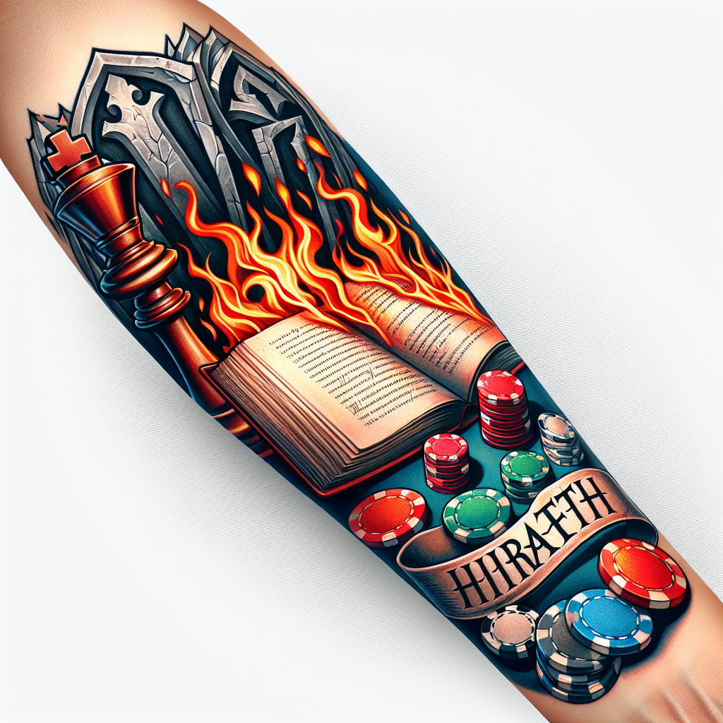 Realism "Forearm Tattoo Of An Open B" Tattoo Design | TattooCanvas.com